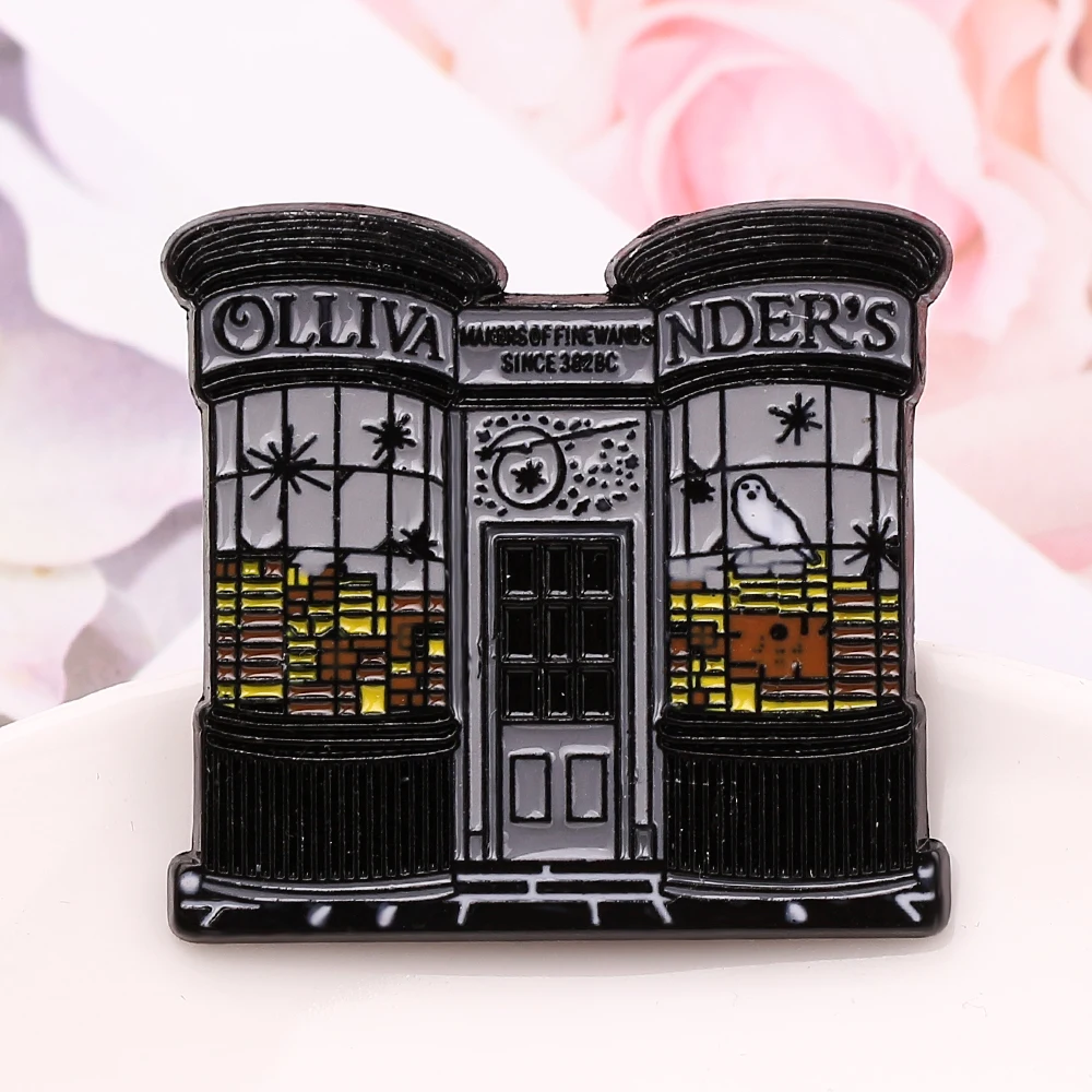 Ollivanders-Wand-Shop-Enamel-Pin-HP-Wizarding-World-Diagon-Alley-Wand ...