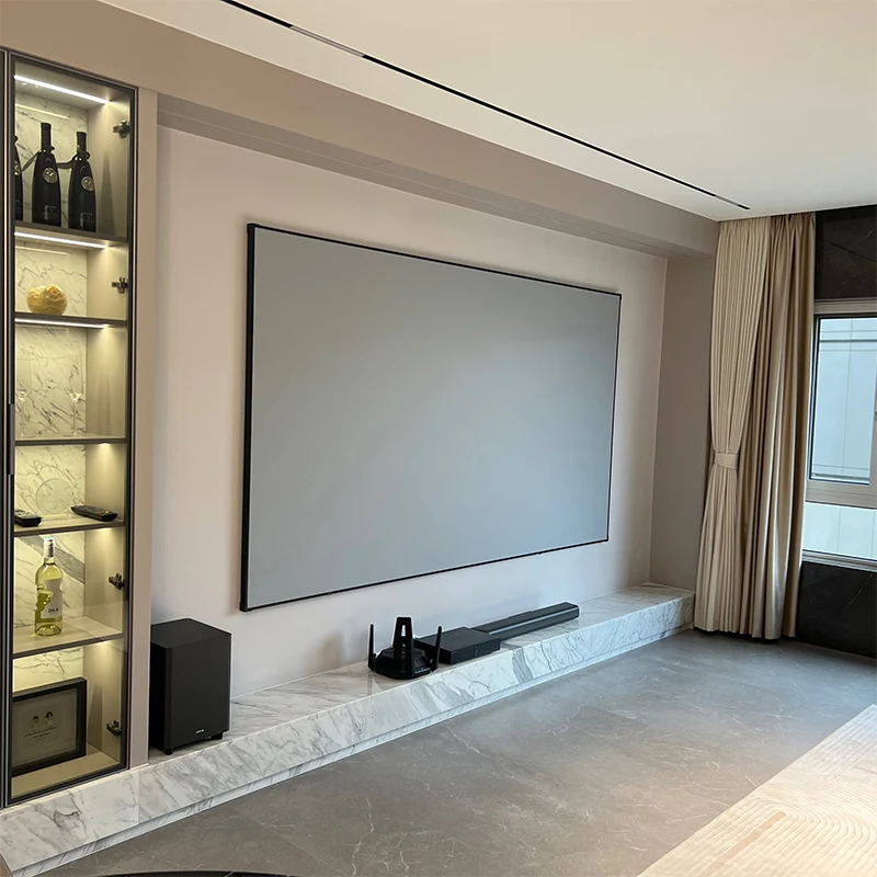 F2HALR-16-9-HDTV-4K-3D-Penolakan-Anticahaya-Kristal-Hitam-Layar ...