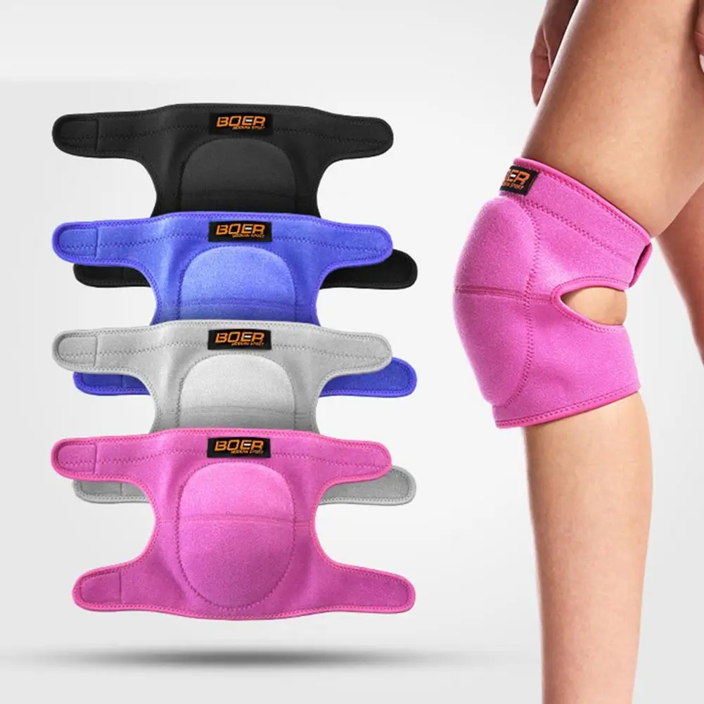 1pc Sports Compression Knee Pads Elastic Knee Protector Thickened ...