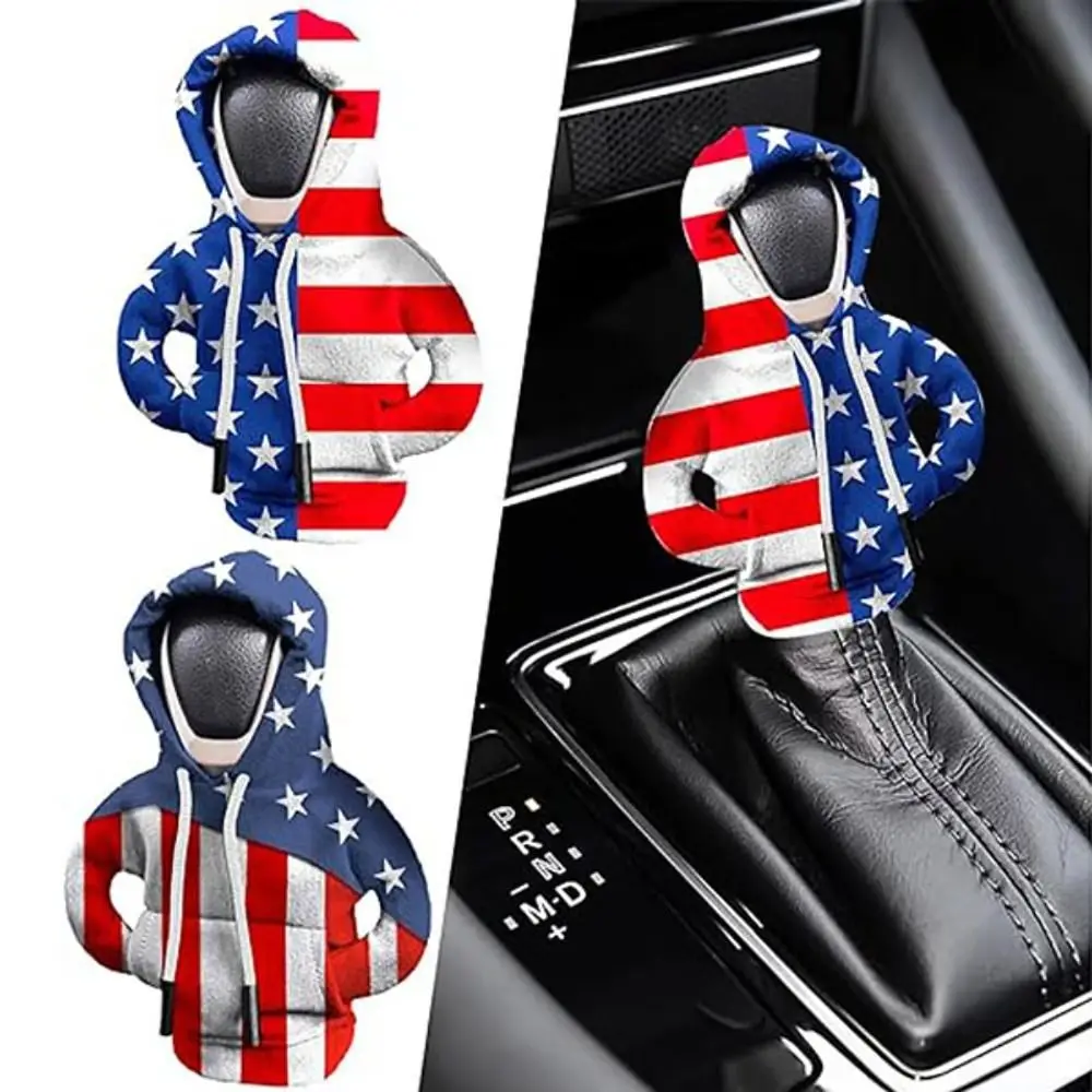 Creative-Cotton-Hoodie-Car-Gear-Shift-Cover-Color-Stitching-Car ...