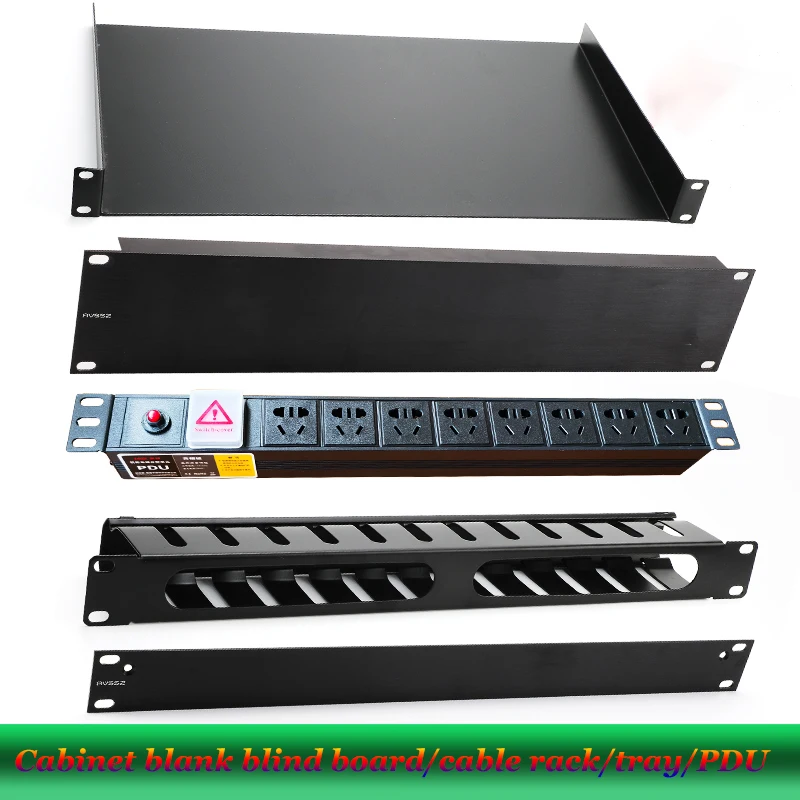 19in 8/12-24 Channels 86 Panel Patch Panel 1U 2U Blank Cabinet Blind ...