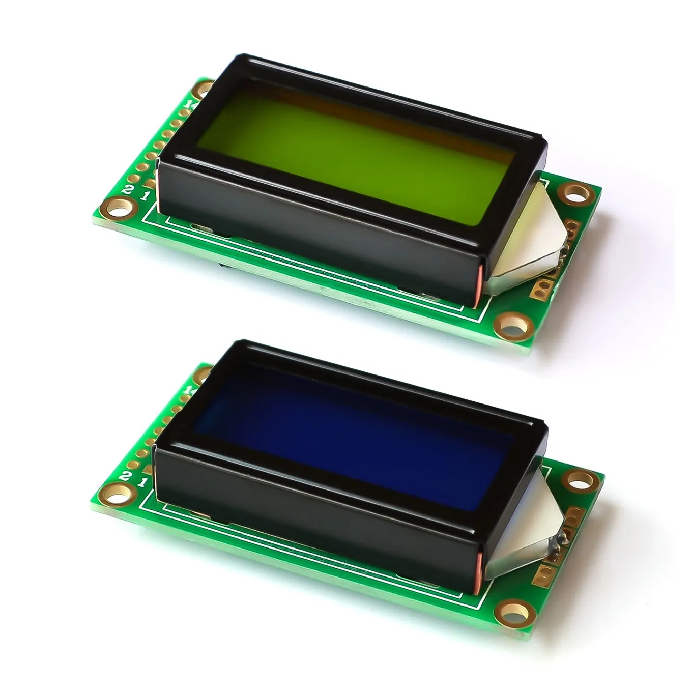 Hot Sale 8 x 2 LCD Module 0802 Character Display Screen blue or green ...