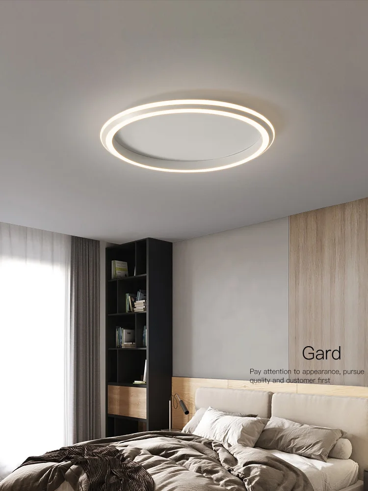 Ceiling lamps Modern lamp Round modern minimalist bedroom lamp Ceiling ...