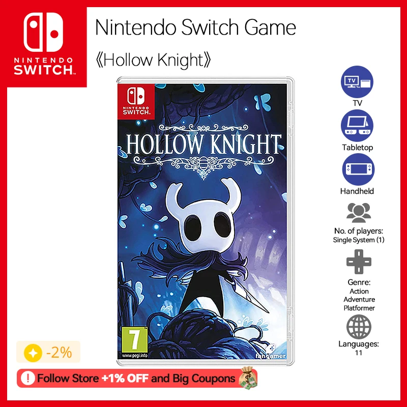 Nintendo Hollow Knight switch Game Deals HOLLOW KNIGHT for Nintendo ...