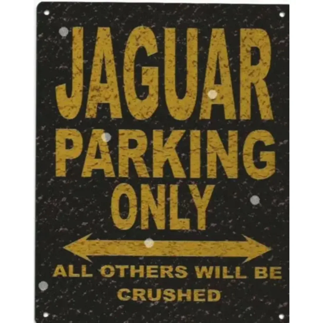 Q1 Jaguar Parking Sign Vintage Aluminum Metal Garage Wall Decor Retro ...