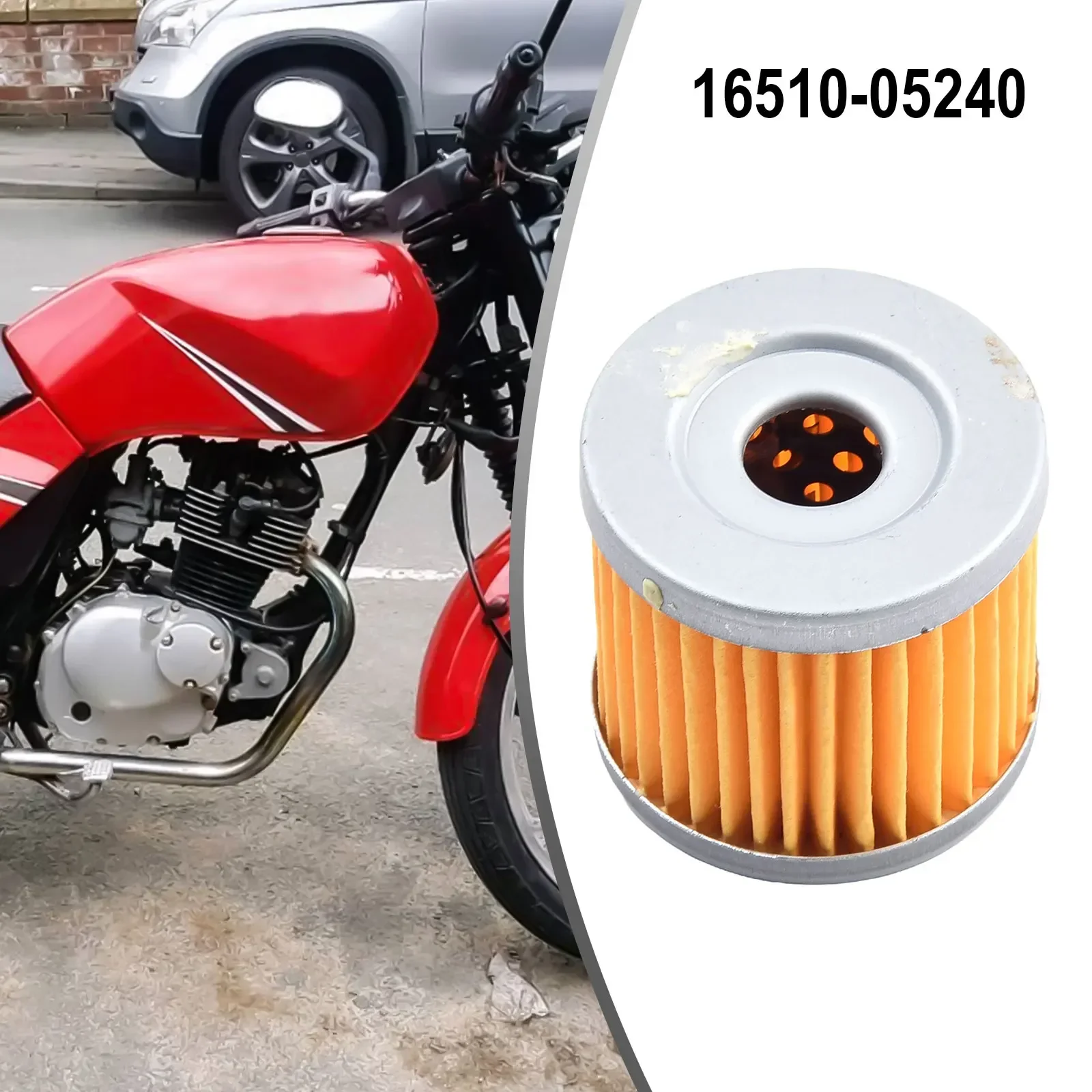 1x Motorcycle Oil Filter 16510-05240 16510-45H10 For Suzuki AN125 ...