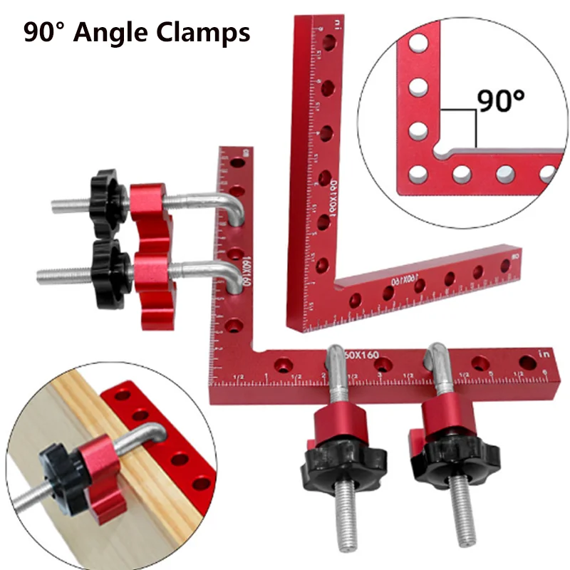 90-Degree-Woodworking-Aluminium-Alloy-Right-Angle-Clamps-Corner-Clamp ...
