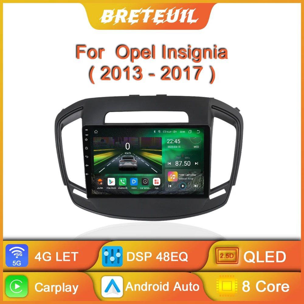 Android Car Radio For Buick Regal Opel Insignia 2013-2017 Multimedia ...