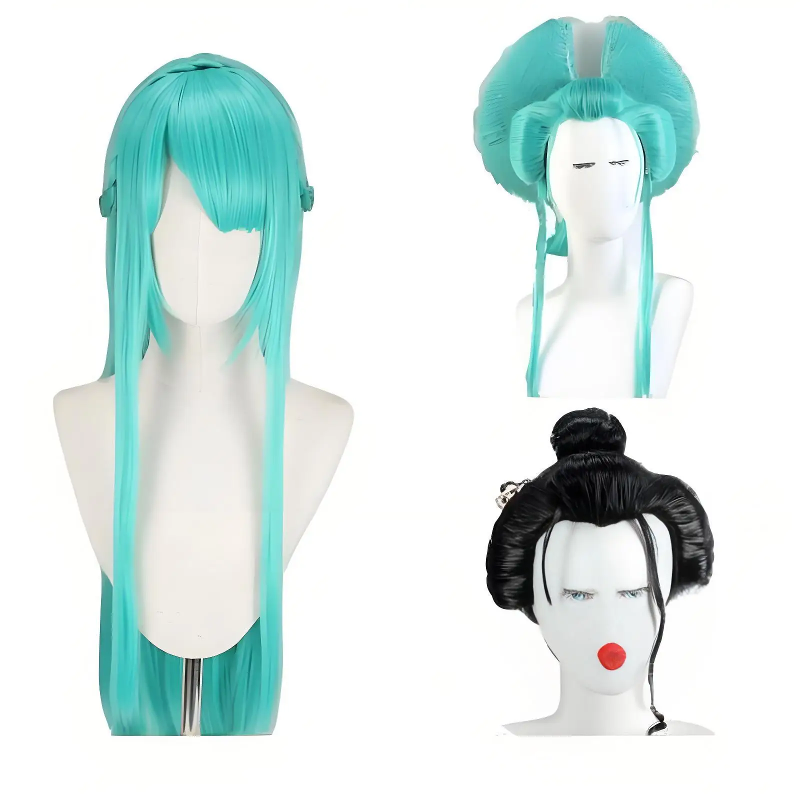 Handmade Cosplay Wigs for ONE PIECE Kozuki Hiyori Nico Robin ...