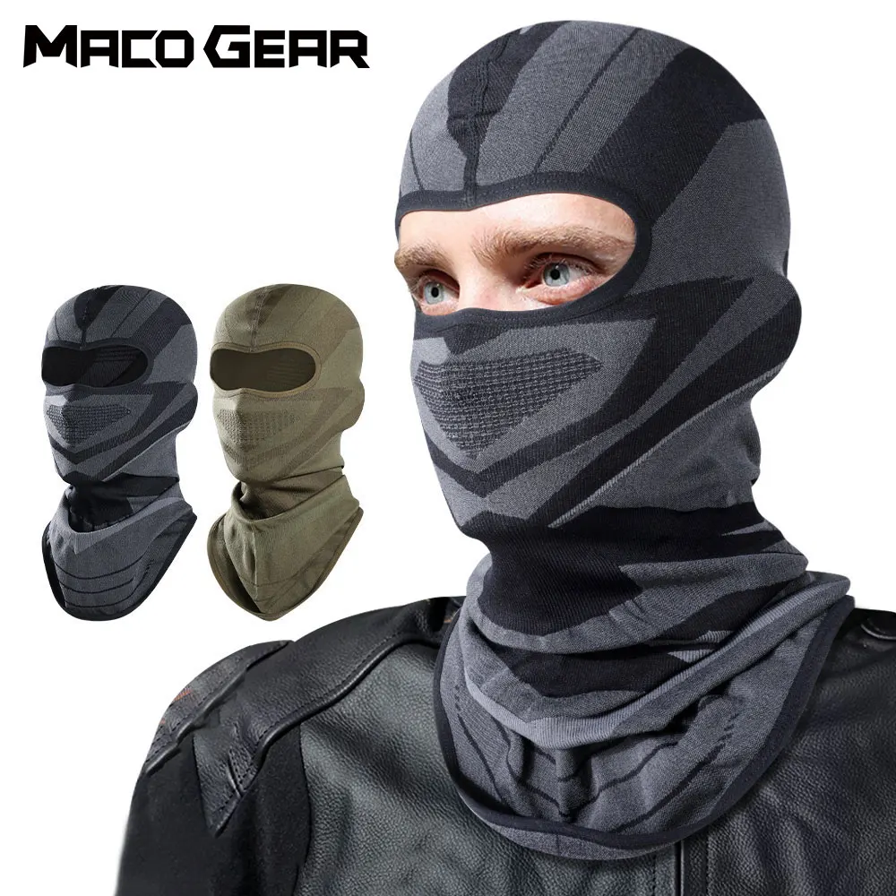 Motorcycle Balaclava Full Face Mask Breathable Moto Motorbike Cycling ...