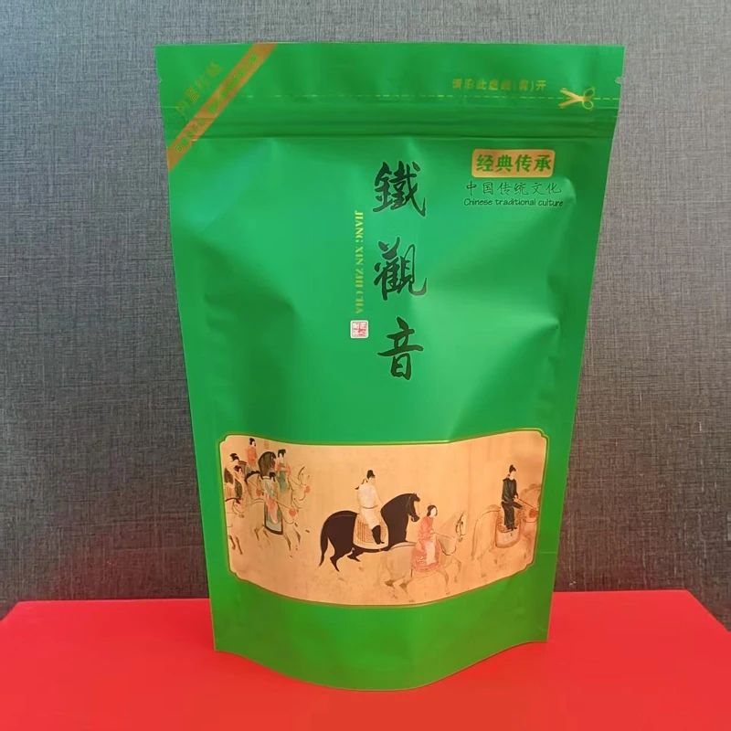 Tieguanyin Oolong Tea Zipper Bags Yunwu Green Tea Yunnan Puer Tea ...