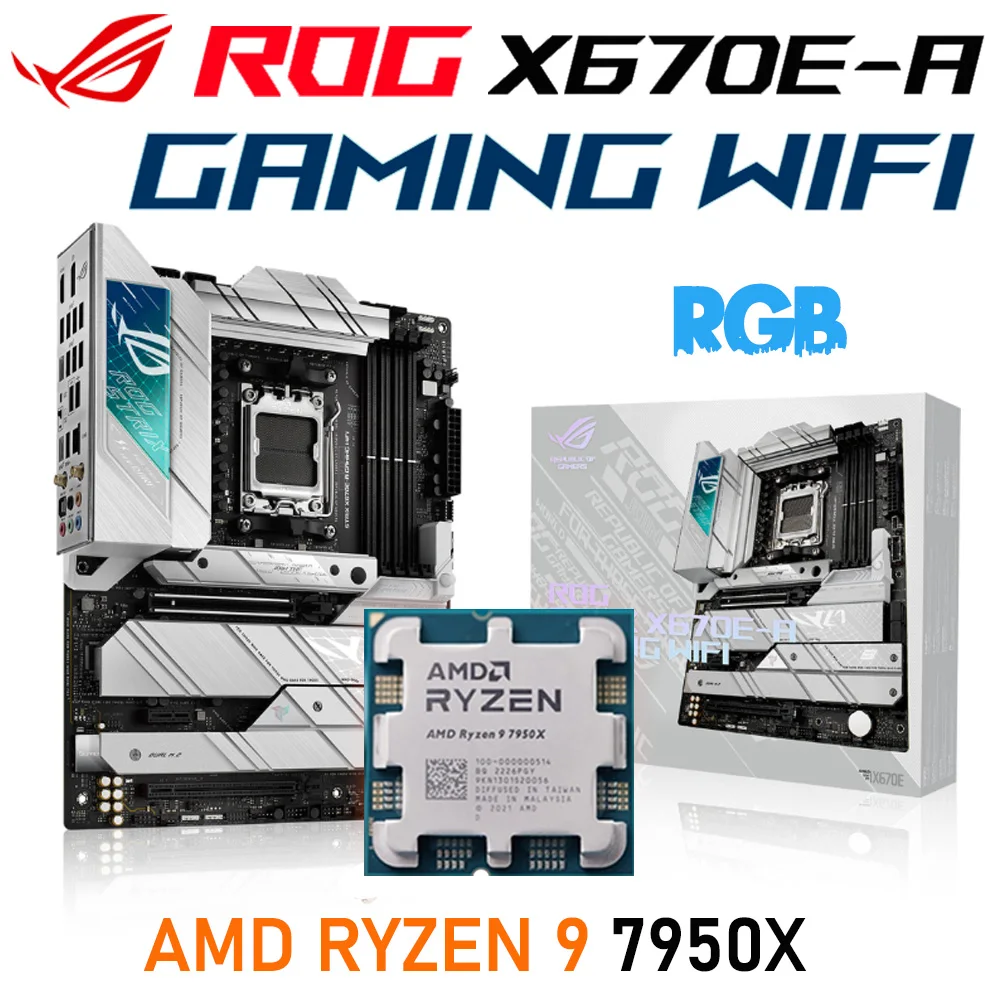 AMD-RYZEN-9-7950X-CPU-Combo-Asus-ROG-STRIX-X670E-A-GAMING-WIFI-Socket ...