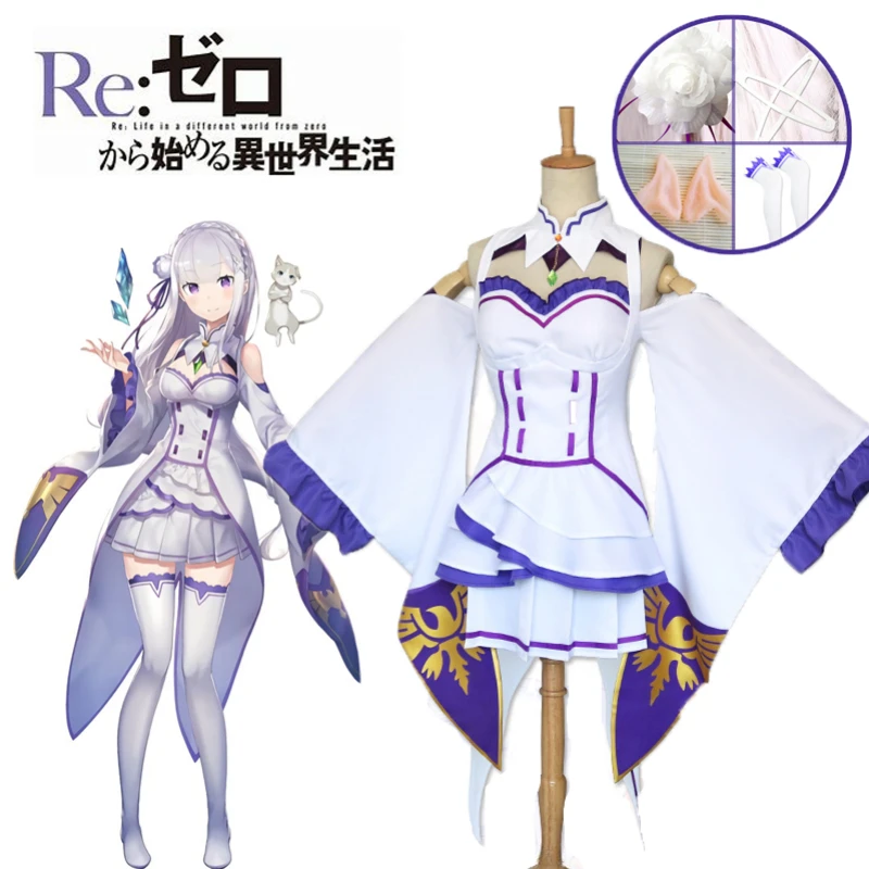 Anime-Emilia-Cosplay-Rezero-Costume-Re-Zero-Emilia-Cosplay-Costume ...