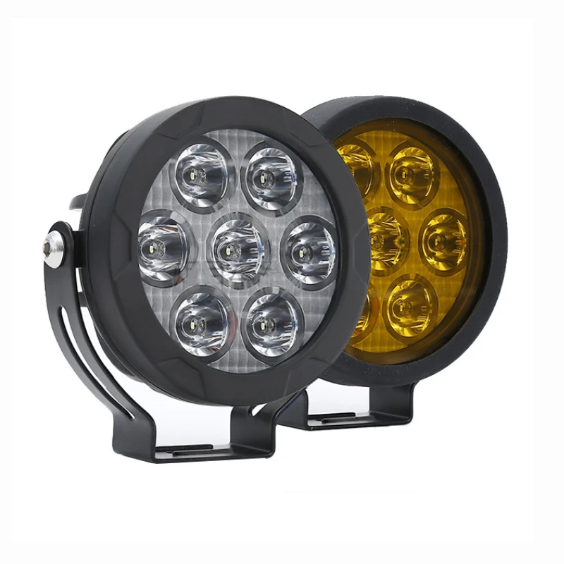 Motorcycle-Spotlights-Super-Bright-High-power-7LED-Beads-ADV-Rally-Off ...