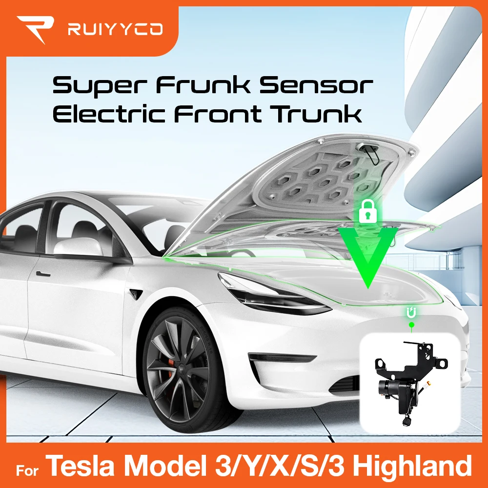 Ruiyyco-Frunk-Soft-Closing-for-Tesla-Model-3-Y-S-X-2021-2024-Front ...