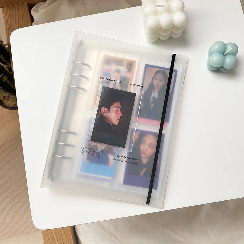 A5-Binder-Storage-Collect-Book-3-Inch-Postcard-Holdr-Transparent-Multi ...