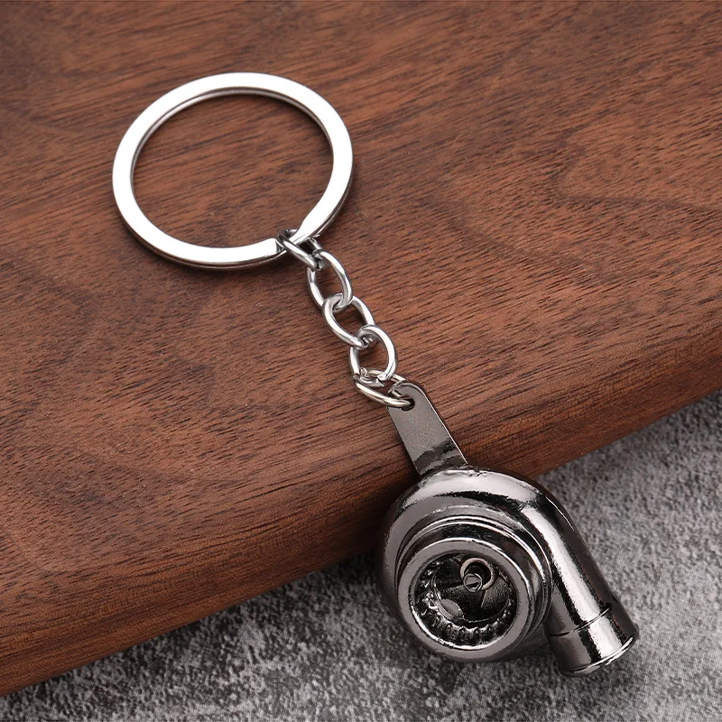 Mini-Turbo-Turbocharger-Keychain-Creative-Spinning-Turbine-Key-Ring ...