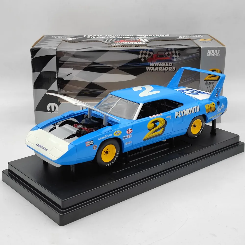 1:18 1970 For Plymouth Superbird Winged Warriors RC2 #2 Norm Nelson ...