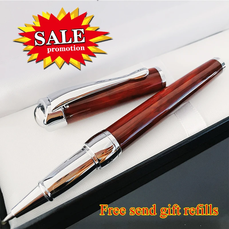 Resin Ballpoint Pens Elegantes | Black Roller Ballpoint Pens | Roller ...