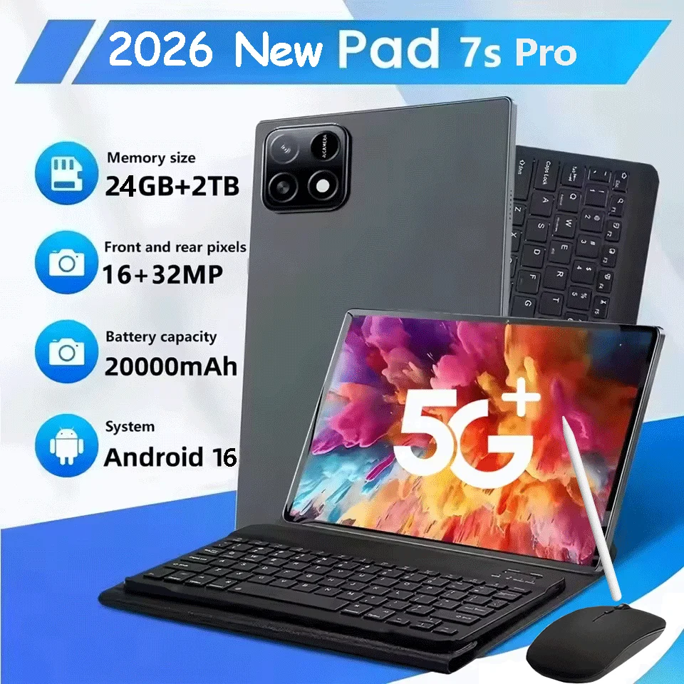 Tablet Original Pad 7S Pro de 11 polegadas HD Android 16 para Jogos ...