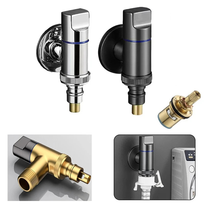 Multi-Function-Washing-Machine-Faucet-Brass-Water-Stop-Quick-Opening ...