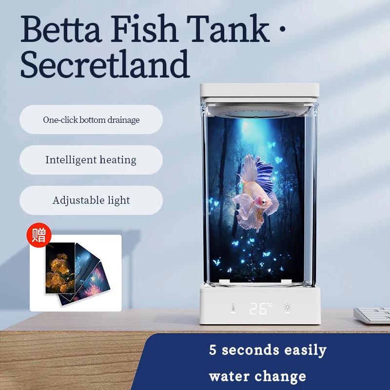 Betta-Fish-Tanks-Aquariums-Fish-Bowls-Creative-Ecological-Self ...