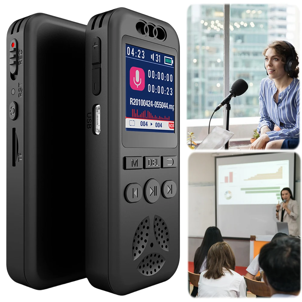 32GB-16GB-8GB-Digital-Voice-Recorder-S7-Activated-Record-Playback-MP3 ...