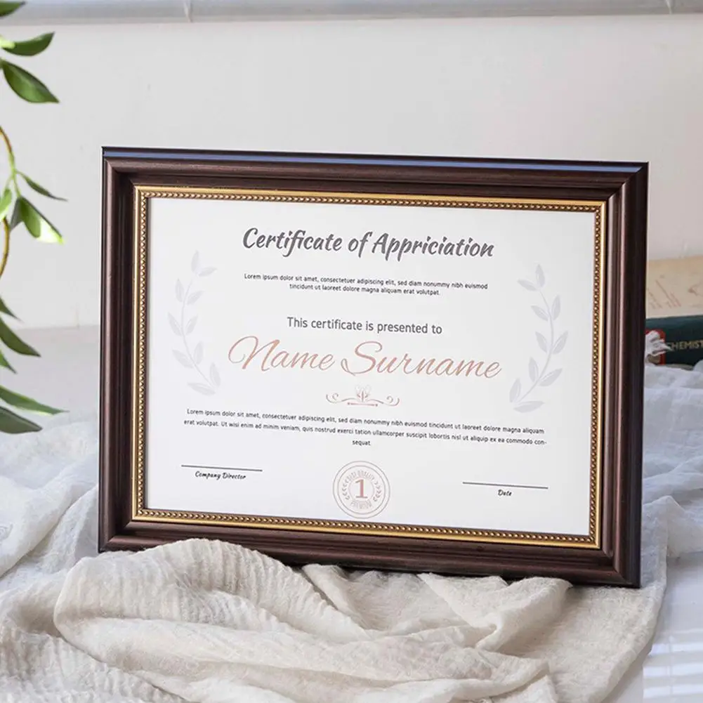21X29-7CM-Resin-Certificate-Document-Picture-Frame-Diploma-Display ...