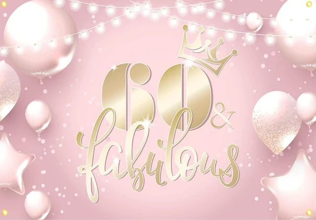 60th Birthday Background
