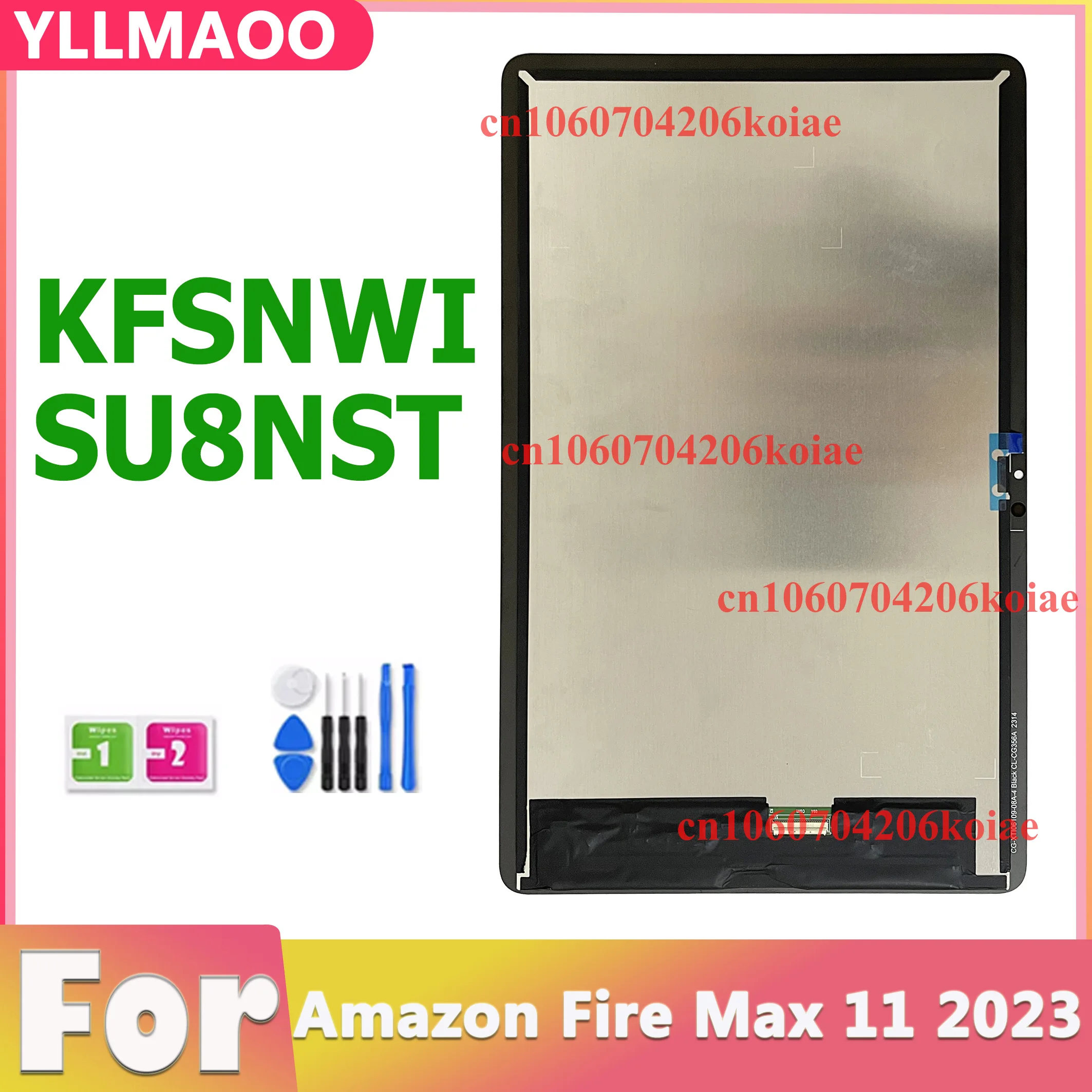 AAAQuality For Amazon Fire Max 11 2023 13th Gen KFSNWI SU8NST LCD ...