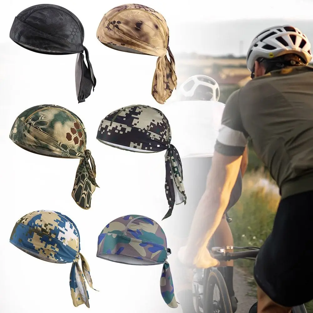 Quick Dry Camo Cycling Cap Head Scarf Summer Men Running Riding Bandana ...