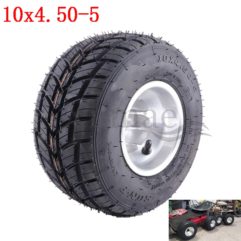10X4-50-5-Tire-10-Inch-Alloy-Wheel-Rim-Hub-and-vacuum-tire-GO-KART ...