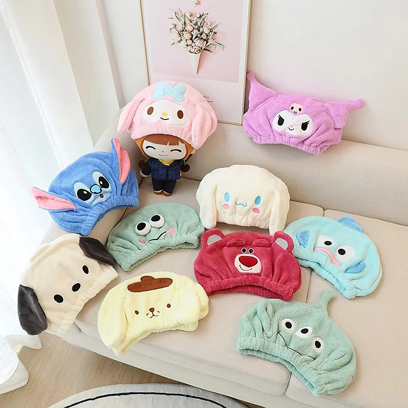 Sanrios-Kuromi-Melody-Cartoon-Super-Strong-Absorb-Water-Thickened-Bath ...