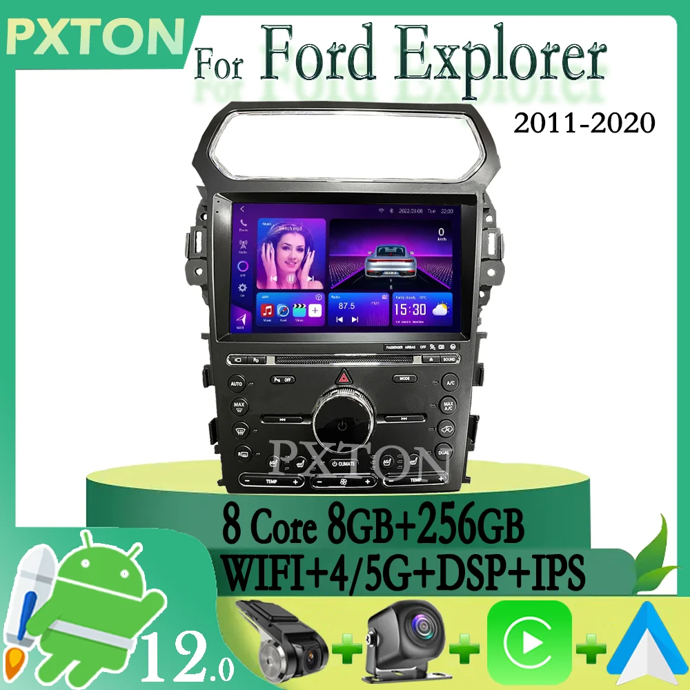 Pxton-Android-13-For-Ford-Explorer-2011-2020-Car-Radio-Multimedia-Video ...