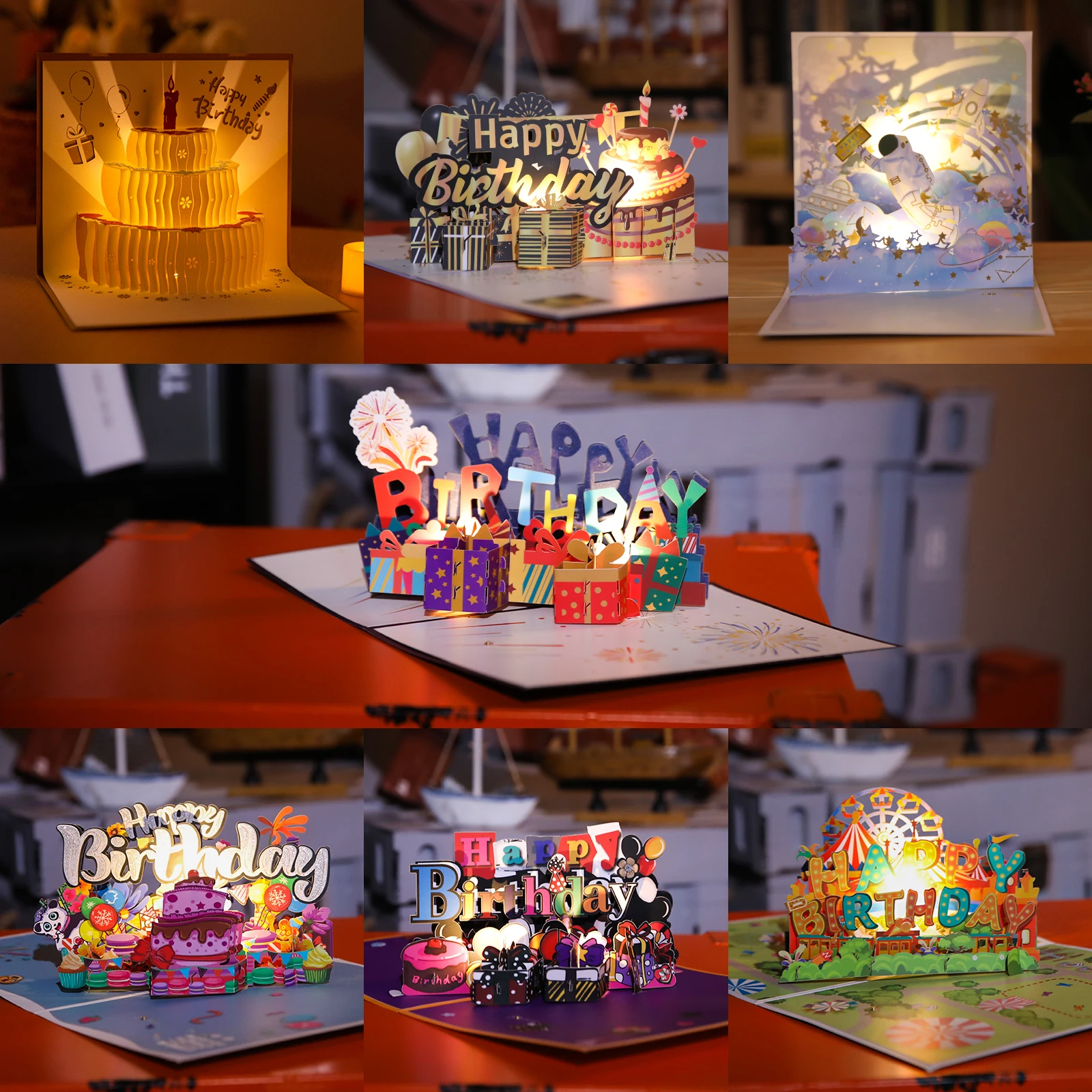 Music-Birthday-Card-Music-Pop-Up-Card-for-Birthday-Kids-3d-Musical ...