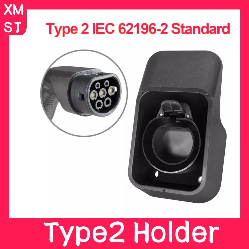 Type-2-62196-2-Connector-Cable-Holder-EVSE-IEC-Wallbox-Dummy-Socket ...