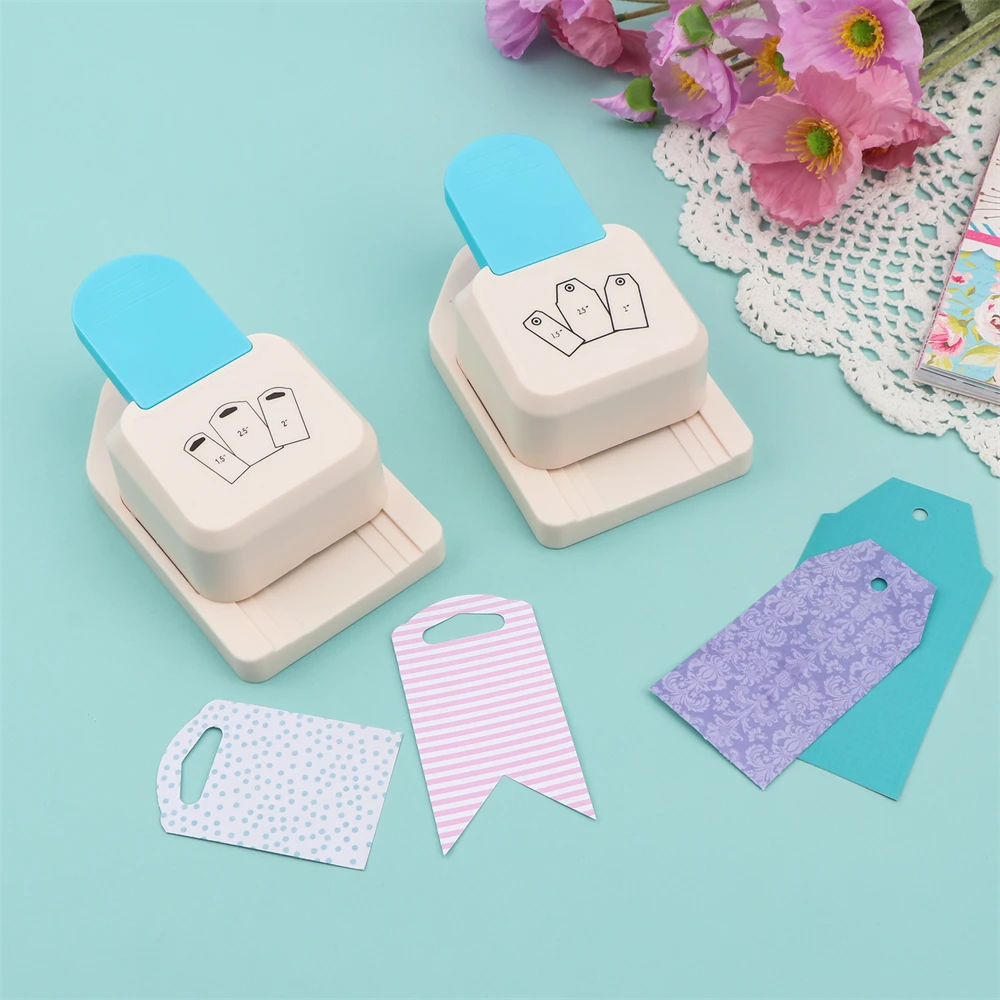 NEW 3 in 1 Tag Punch Corner Rounder Cutter Paper Label Punch for ...