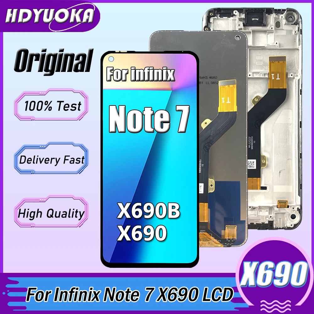 Display-LCD-original-para-Infinix-Note-7-Montagem-Digitador-Touch ...