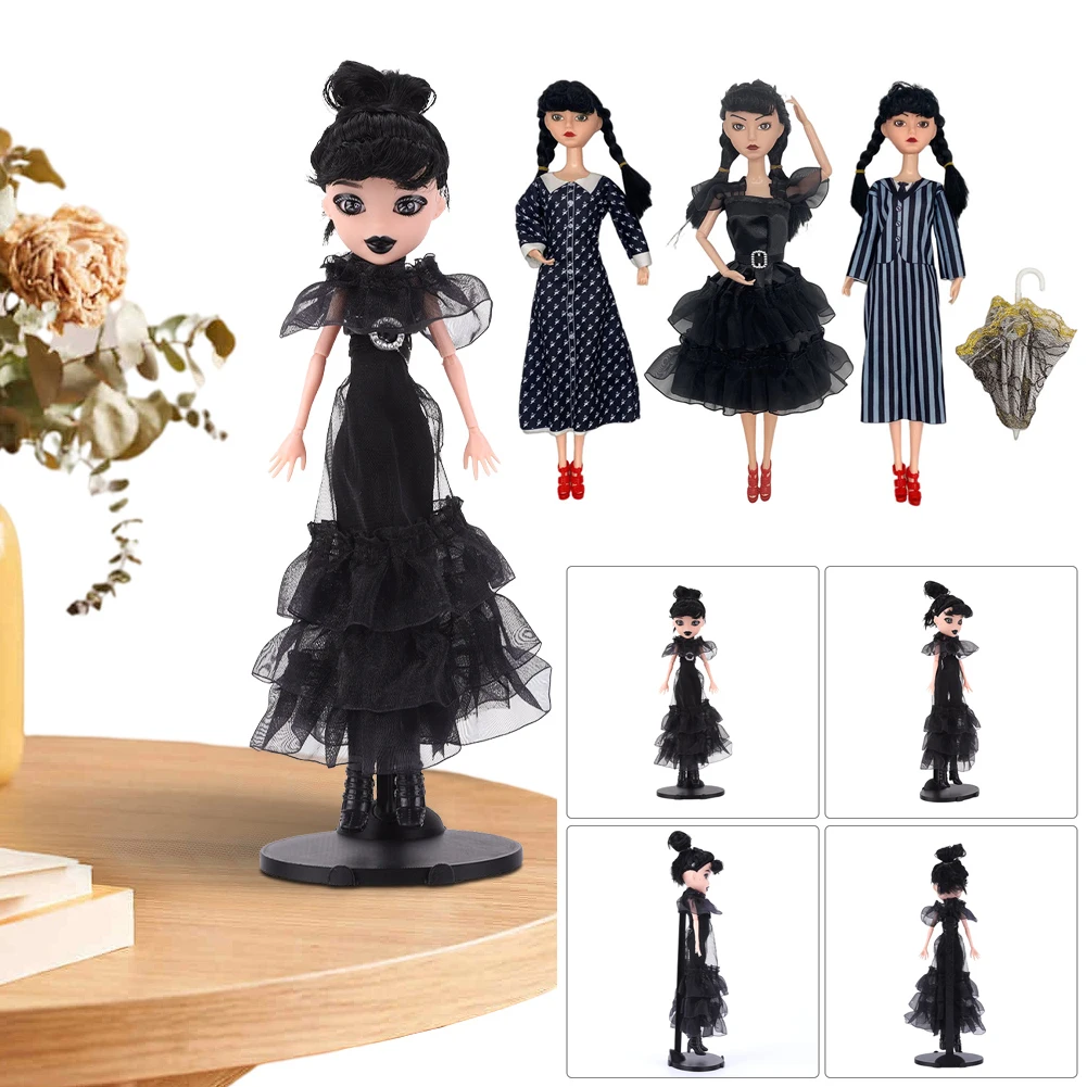Horror-Wednesday-Addams-Dolls-Exquisite-Cartoon-Action-Figure-Children ...