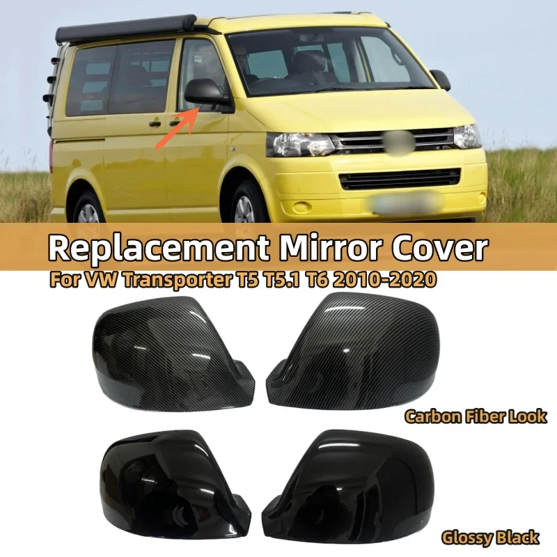 2PCS-Car-Rear-View-Side-Wing-Mirror-Replacement-For-VW-Transporter-T5 ...