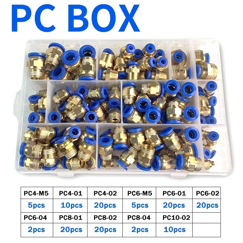 PC-Kit-Boxed-PC6-02-PC8-02-PC10-02-Air-Joint-Connectors-Hose-Tube ...