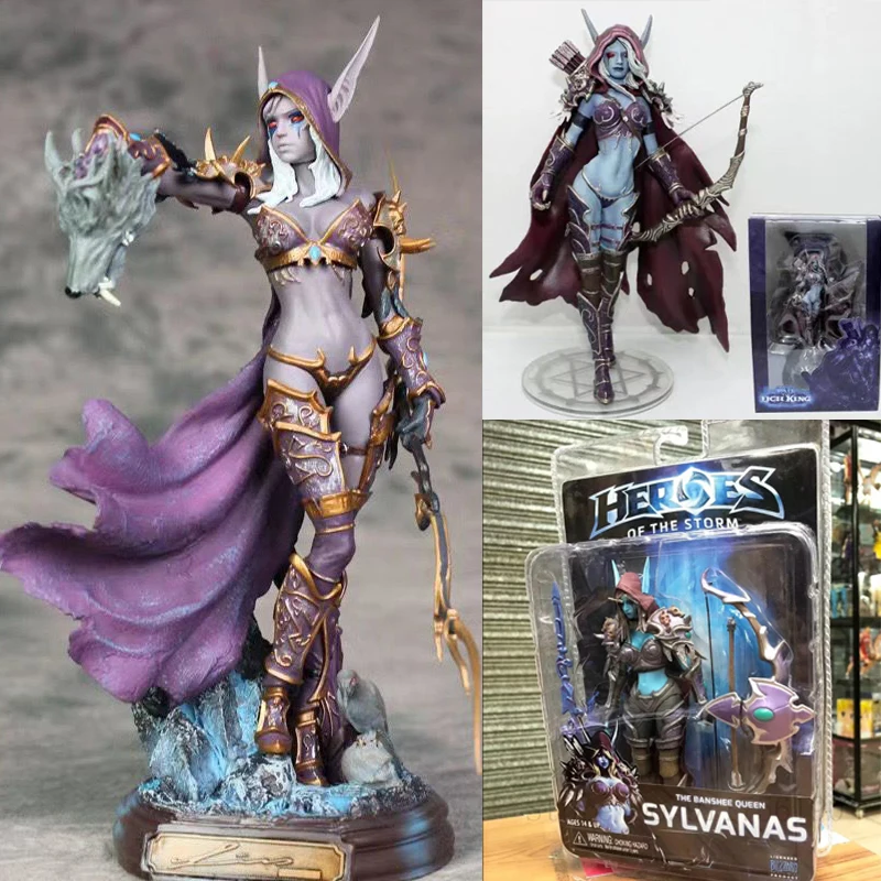 Fall-of-The-Lich-King-Sylvanas-Windrunner-Figure-Sylvan-Archery-Queen-Arthas-Menethil-Action ...