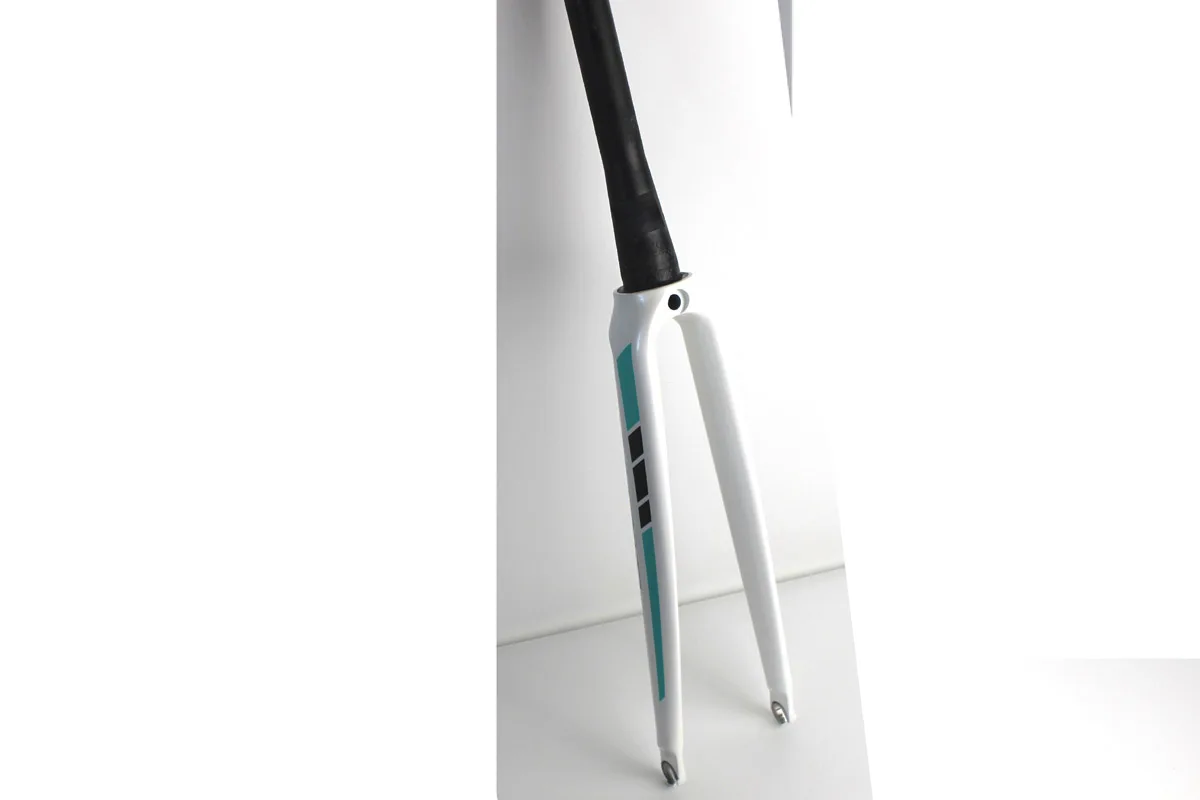 Road-Bike-Fork-Carbon-700C-100-9mm-Glossy-Flat-Mount-V-Brake-Toray ...