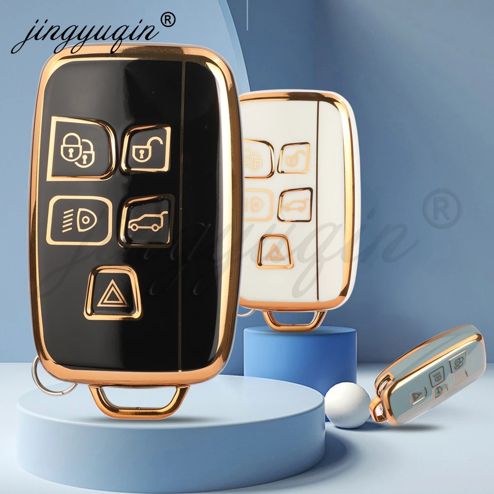 jingyuqin-TPU-Car-Remote-Key-Case-Cover-For-Land-Rover-Range-Rover ...