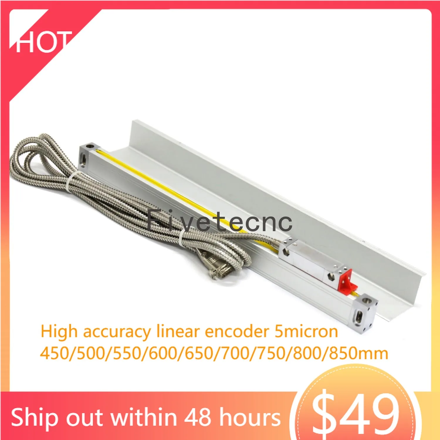 5um Linear Scale Linear Encoder 450 500 550 600 650 700 750 800 850 Mm ...