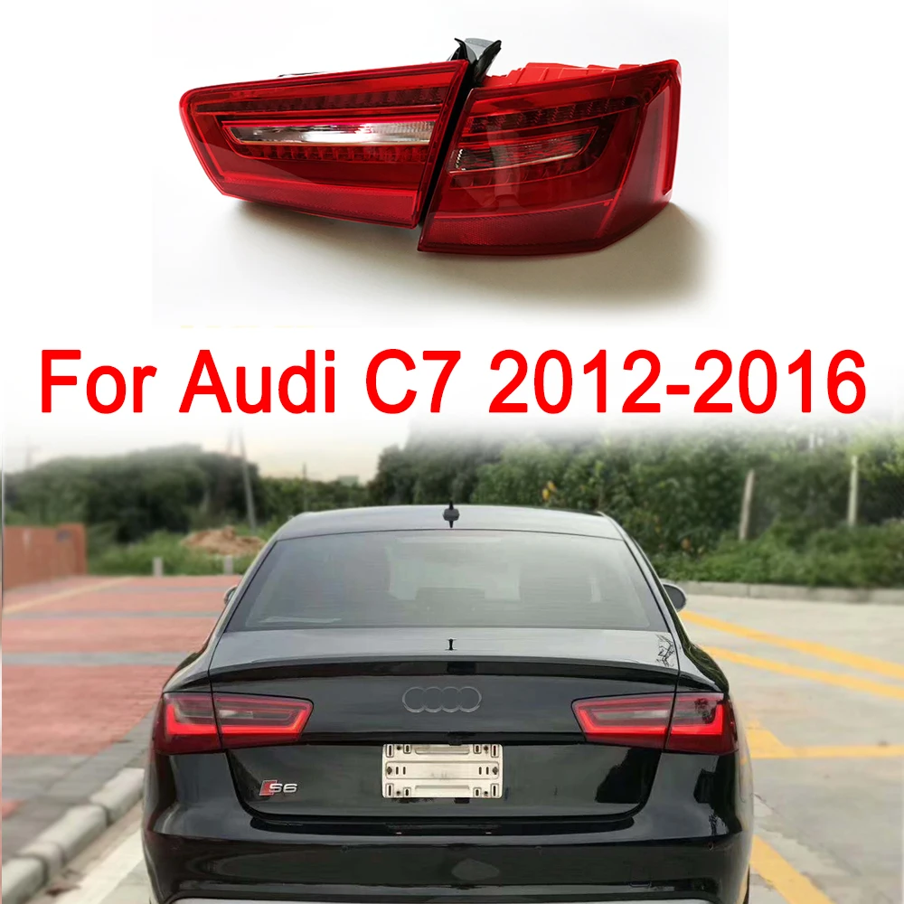 Outer-Inner-Rear-Light-For-Audi-A6-C7-2012-2013-2014-2015-2016-Tail ...