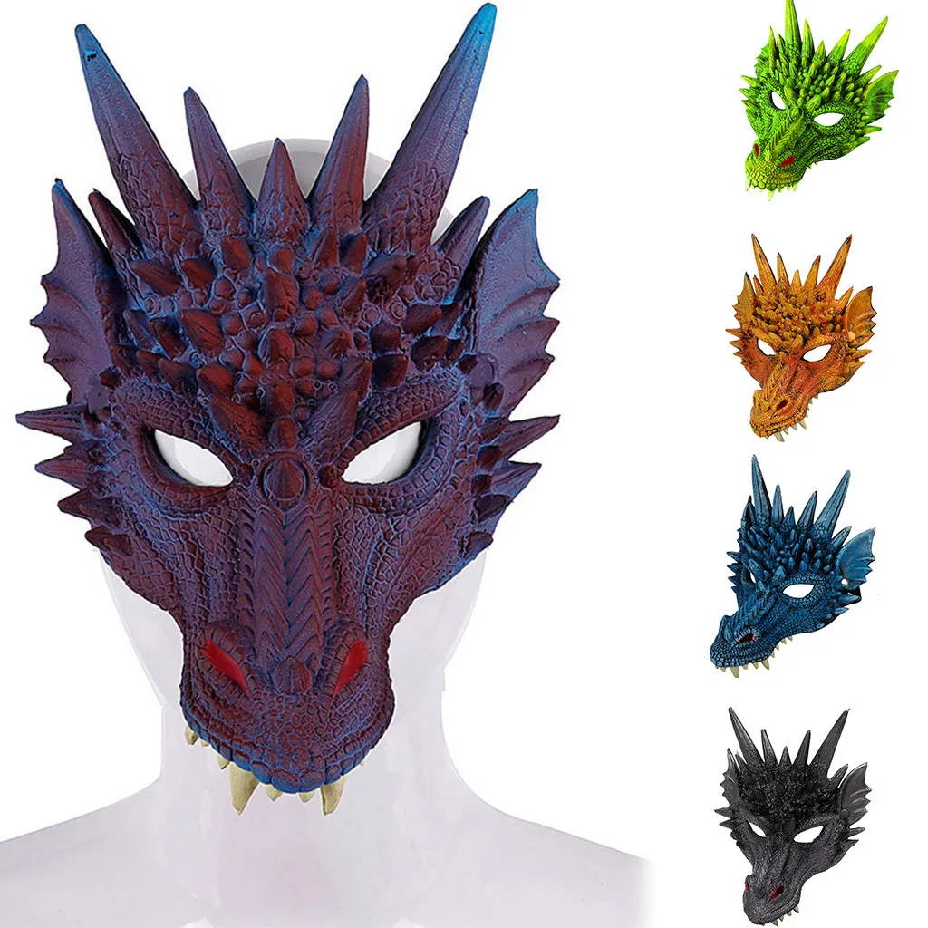 Horror-Legend-Organism-Plastic-Mask-Cosplay-Animal-Dragon-Full-Face ...