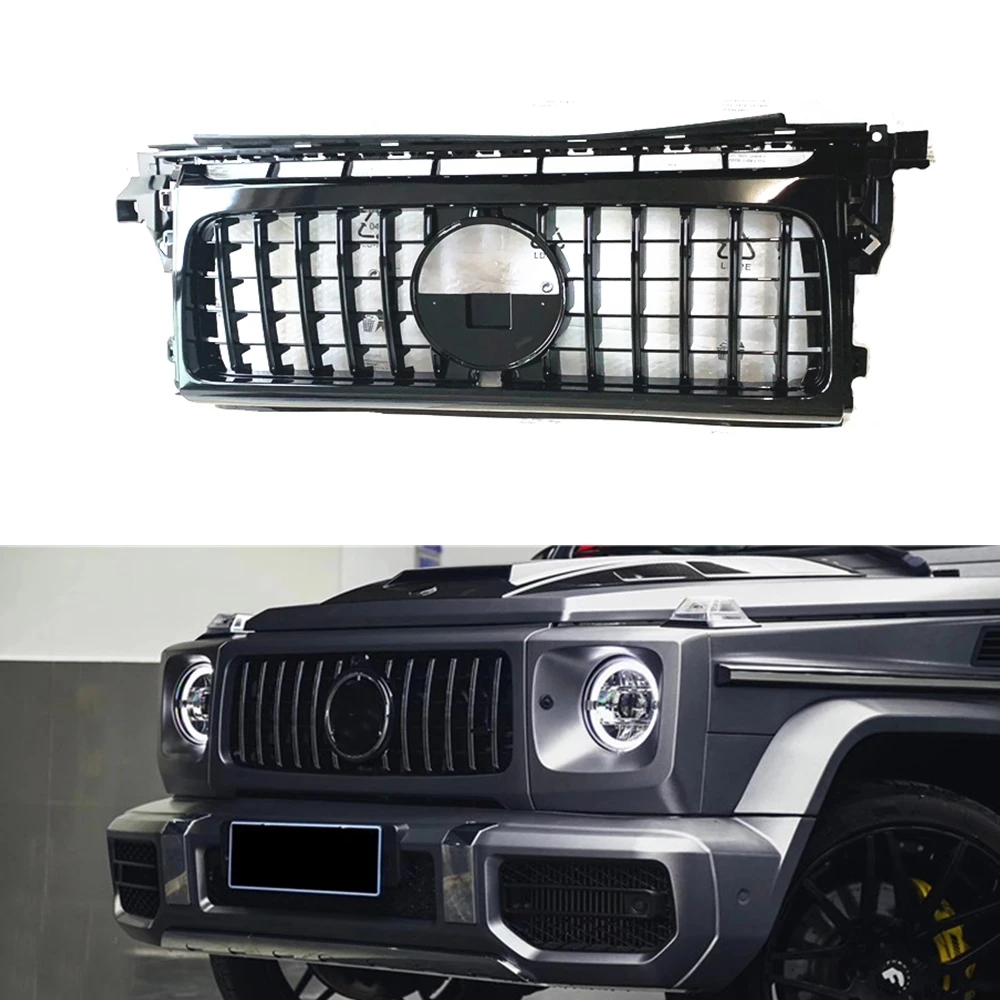 GT-Style-Front-Grille-Grill-For-Mercedes-Benz-W464-G-Class-G350-G500 ...