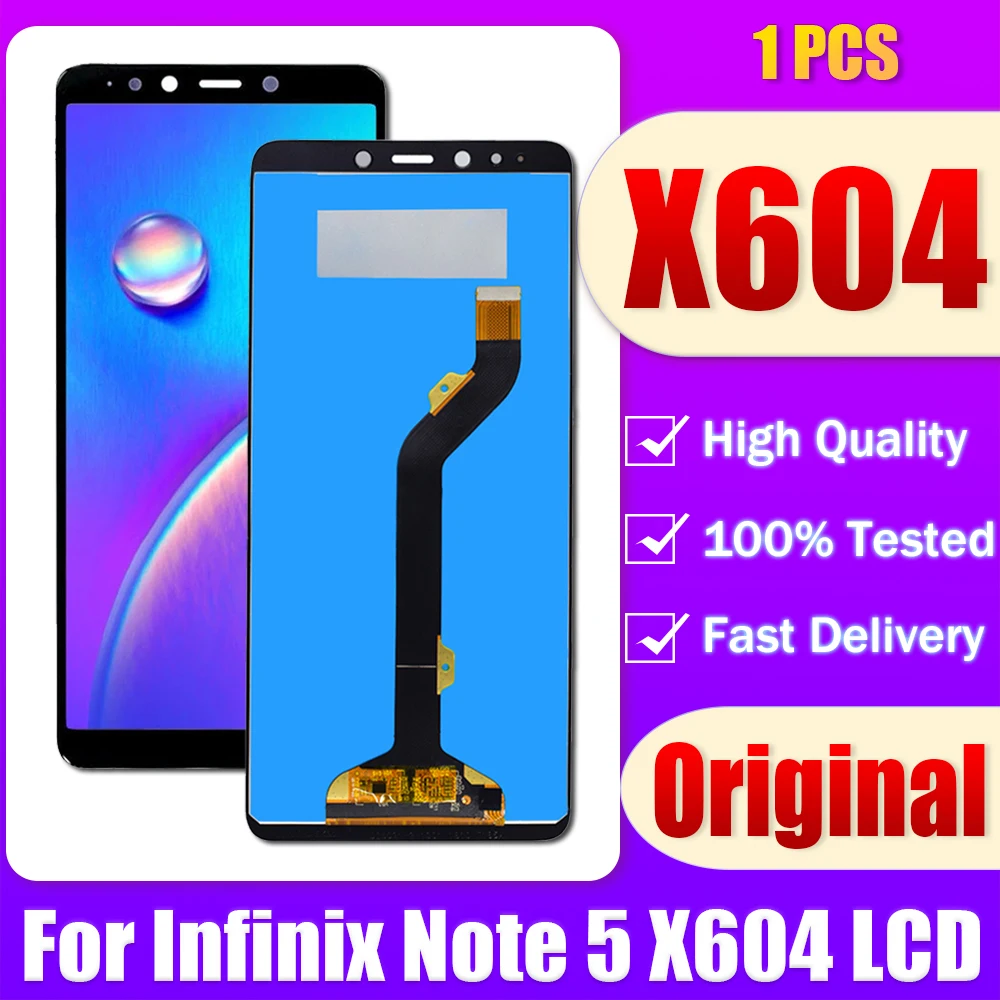 Original-For-Infinix-Note-5-X604-LCD-Touch-Screen-Digitizer-Assembly ...