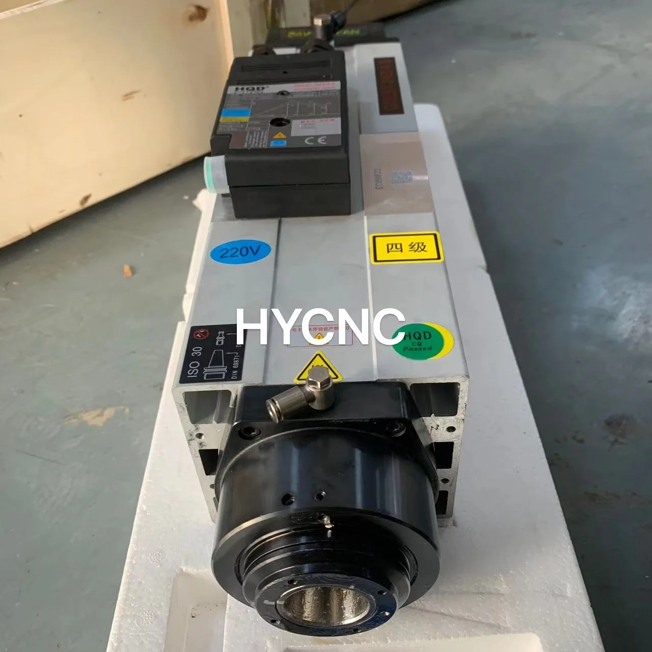 4.5 Kw Atc Spindle Iso30 Motor Bt30 4.5kw 230v Air Cooling Gdl51-30-24z ...